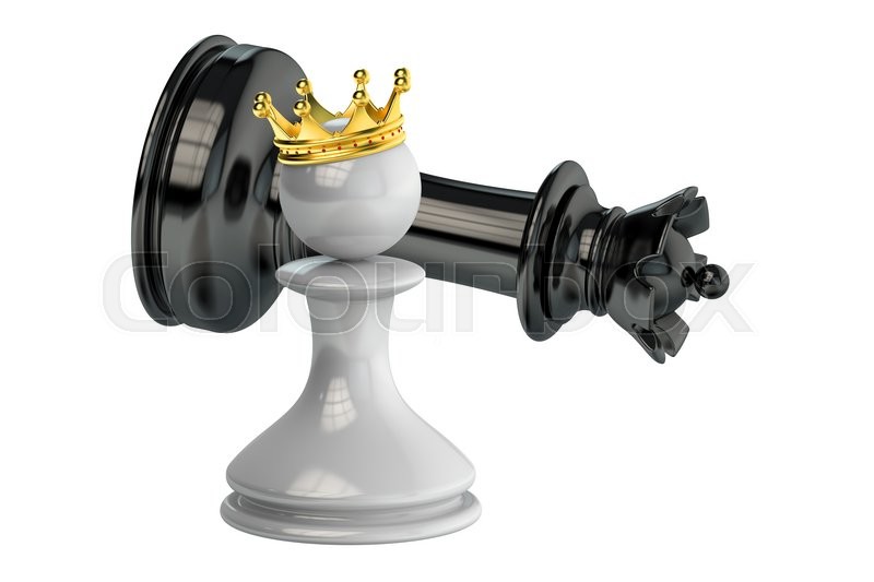 Chess, winner concept. 3D rendering | Stock image | Colourbox
