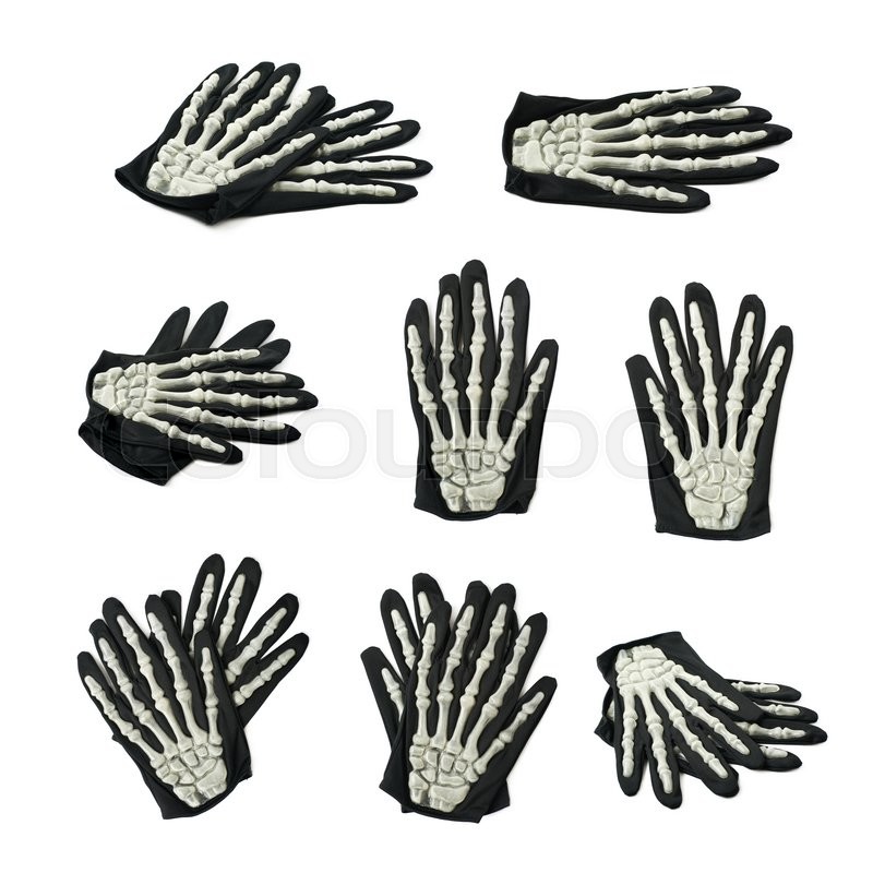 Skeleton hand glove as a part of a ... | Stock image | Colourbox