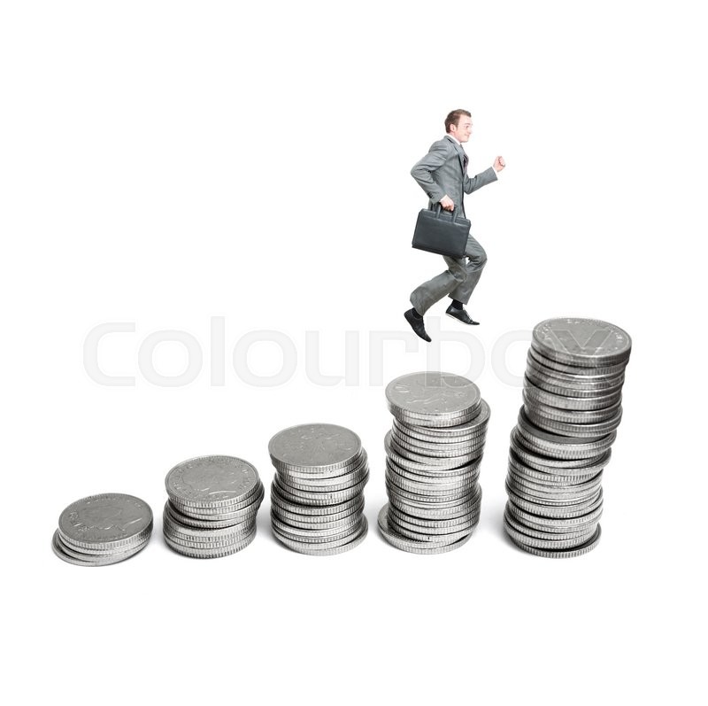 A businessman making a profit18365900" | Stock image | Colourbox