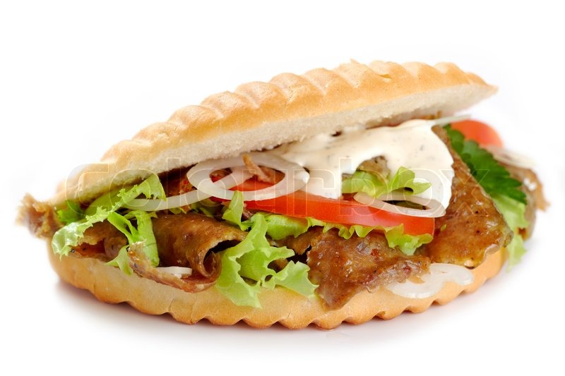 Kebab sandwich | Stock image | Colourbox