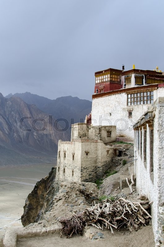 Basgo Monastery in Ladakh, India.This ... | Stock image | Colourbox