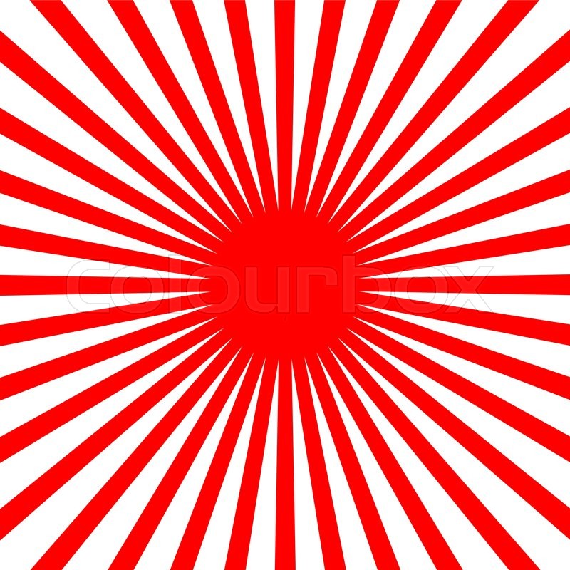 Vector Flat Red sun sunrise sunset 1 | Stock vector | Colourbox