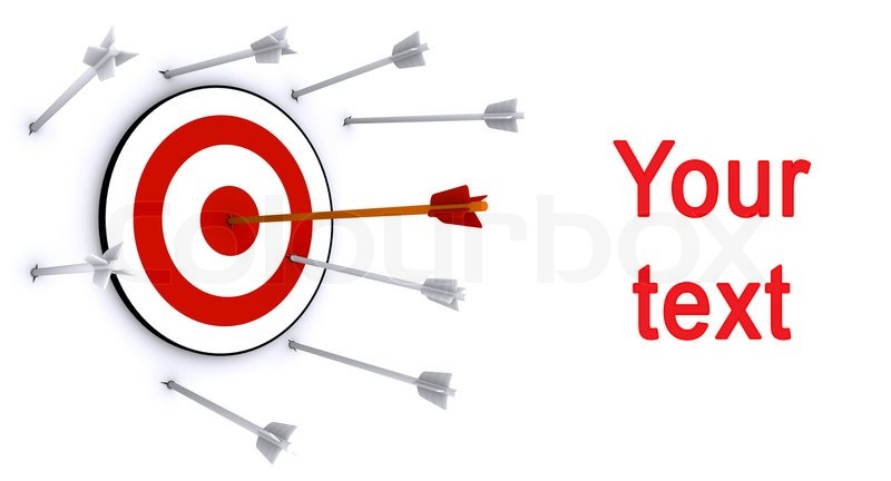 Hit target | Stock Photo | Colourbox