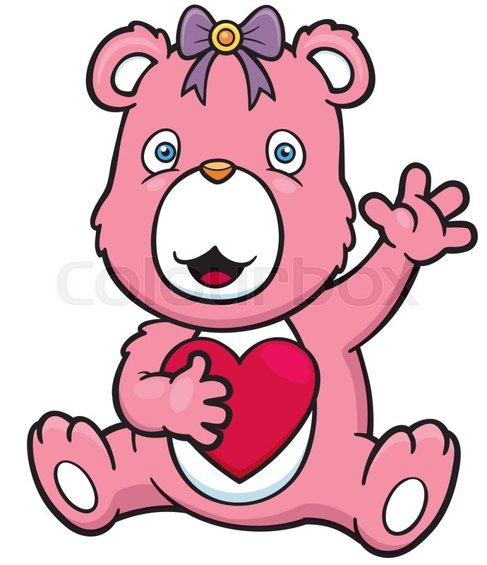 Vector illustration of Cartoon Pink ... | Stock vector | Colourbox