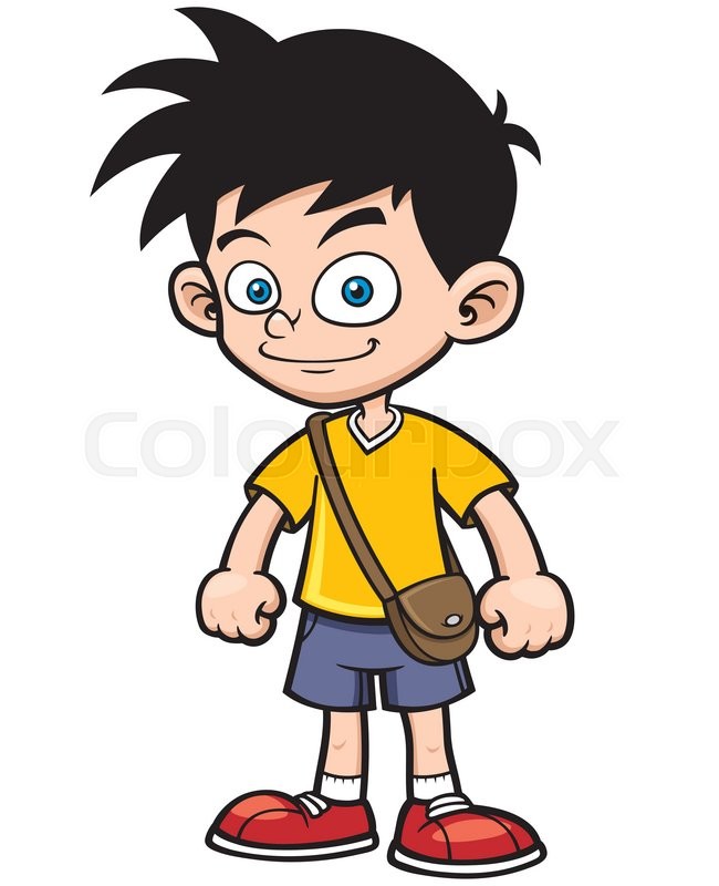 Vector illustration of Cartoon Boy | Stock vector | Colourbox