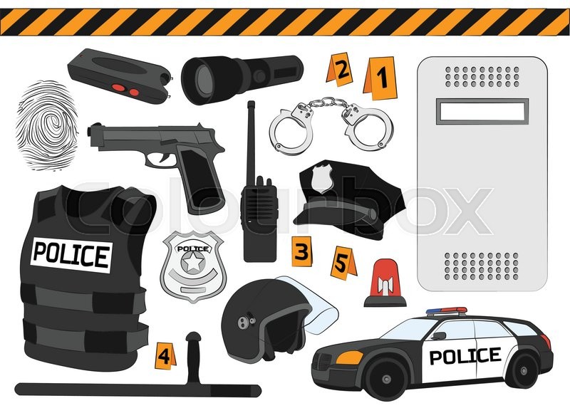 Police Tools Clipart