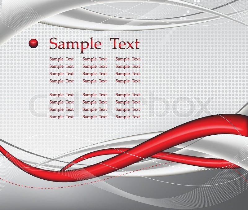 Red Tech Abstract Background Stock Vector Colourbox