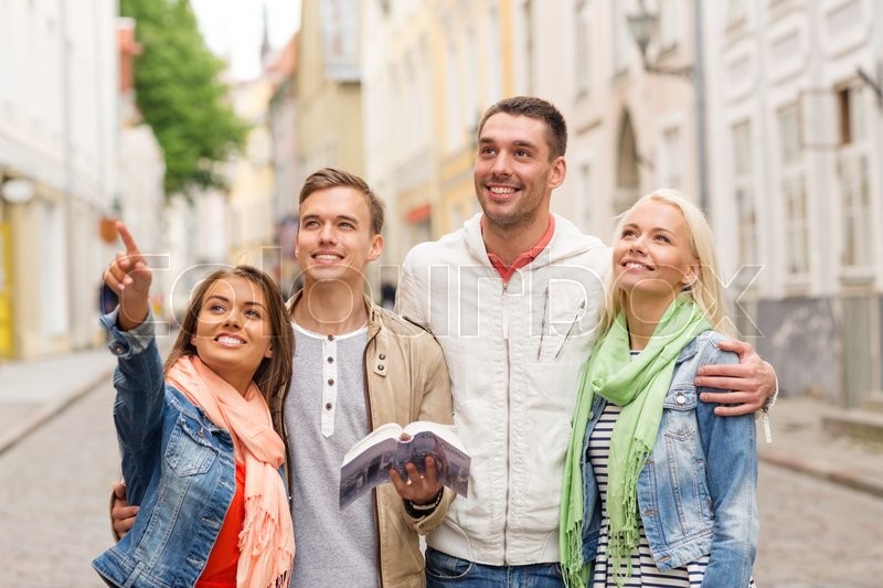 Travel, vacation and friendship concept ... | Stock image | Colourbox