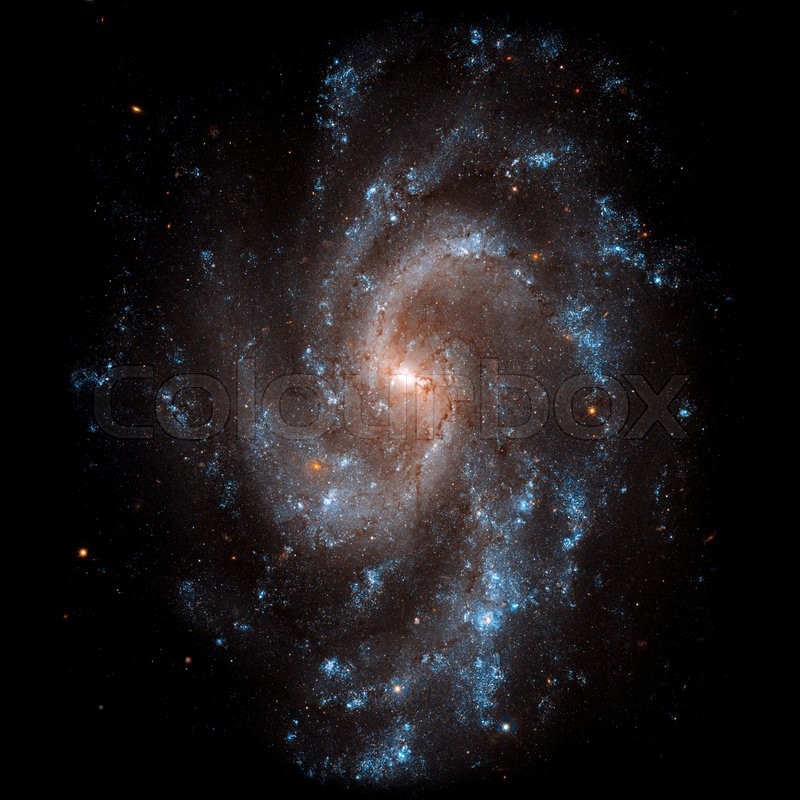 View image of Galaxy system isolated ... | Stock image | Colourbox