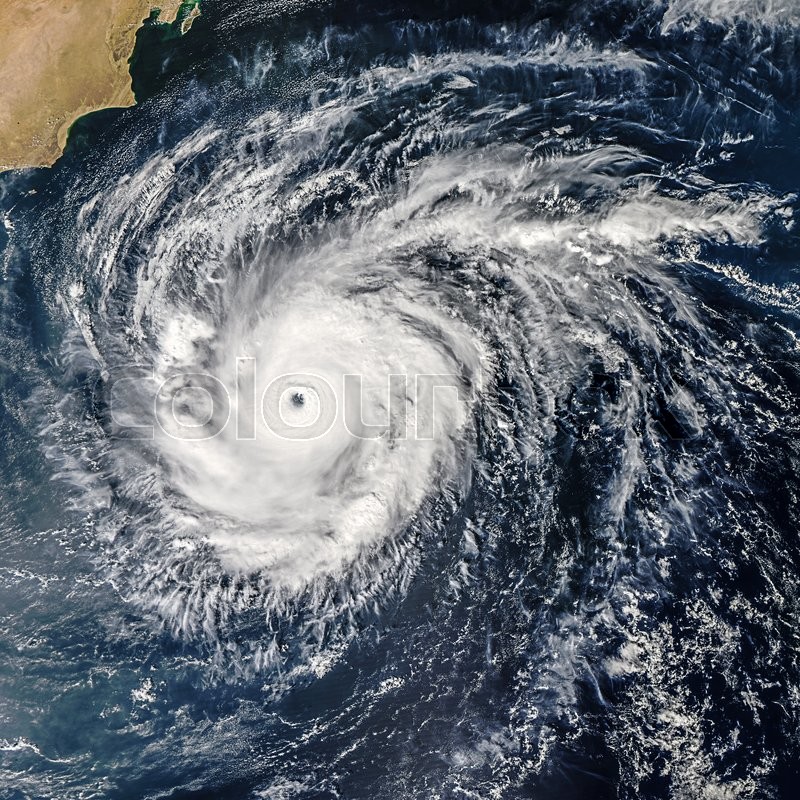 View of Global storm from space. ... | Stock image | Colourbox