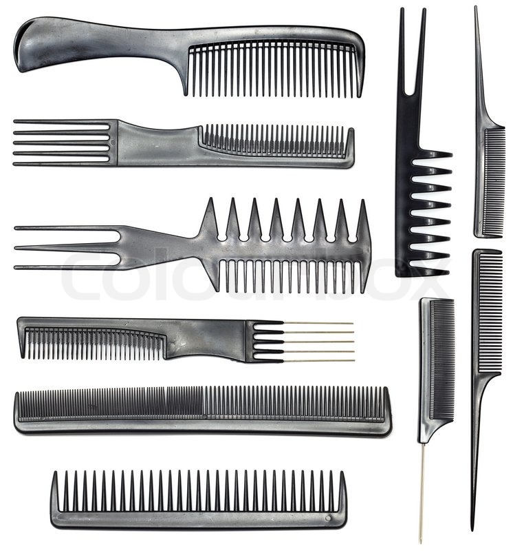 Collection of combs | Stock image | Colourbox