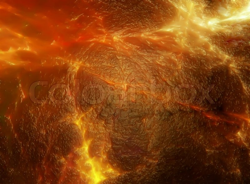 Image of volcanic magma | Stock Photo | Colourbox