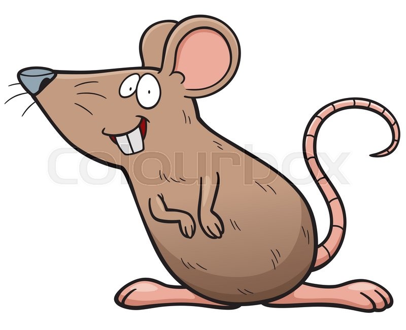 Vector illustration of cartoon Rat | Stock vector | Colourbox