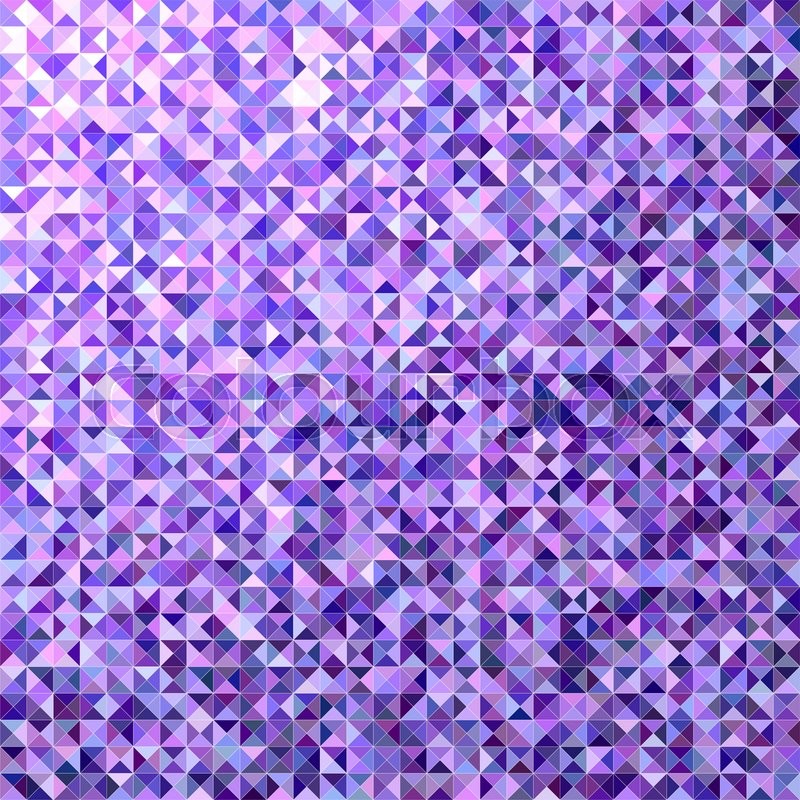 Purple Abstract Triangle Mosaic Vector Stock Vector Colourbox