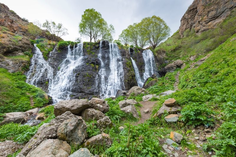 Shaki Waterfall, Armenia | Stock image | Colourbox