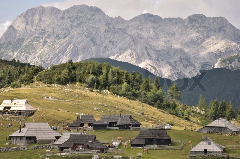 Alps city | Stock image | Colourbox