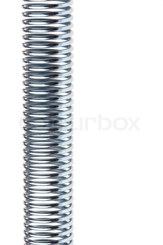 Spiralfeder an einem Stretching, für ... | Stock Bild | Colourbox