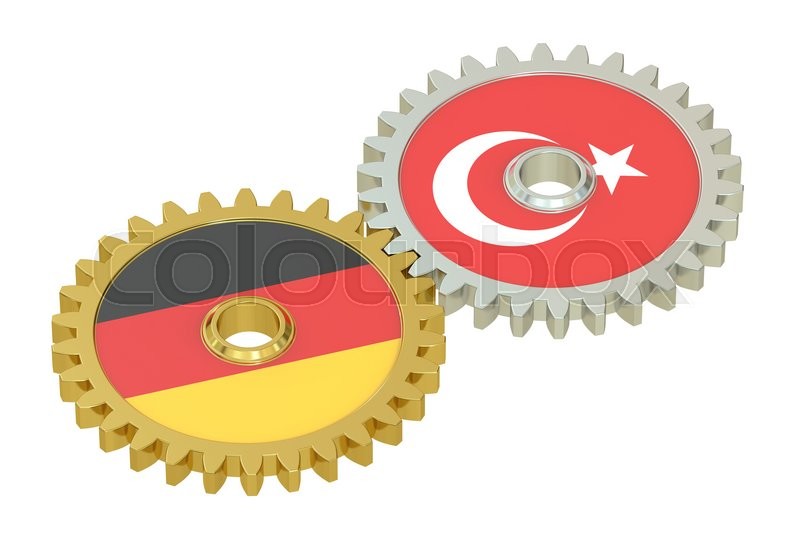 Germany and Turkey relations concept , ... | Stock image | Colourbox