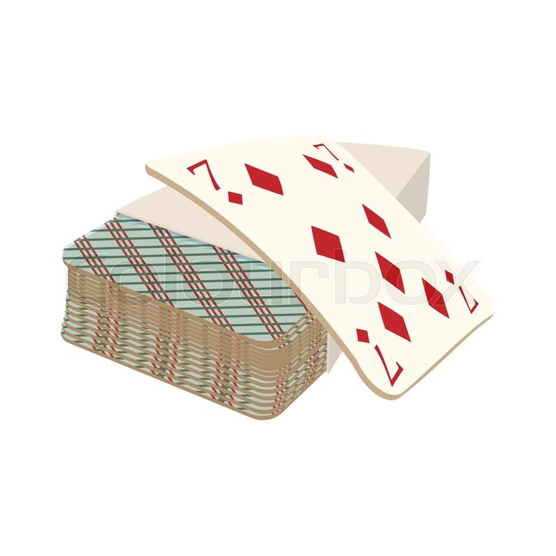 Playing cards deck cartoon icon. ... | Stock vector | Colourbox