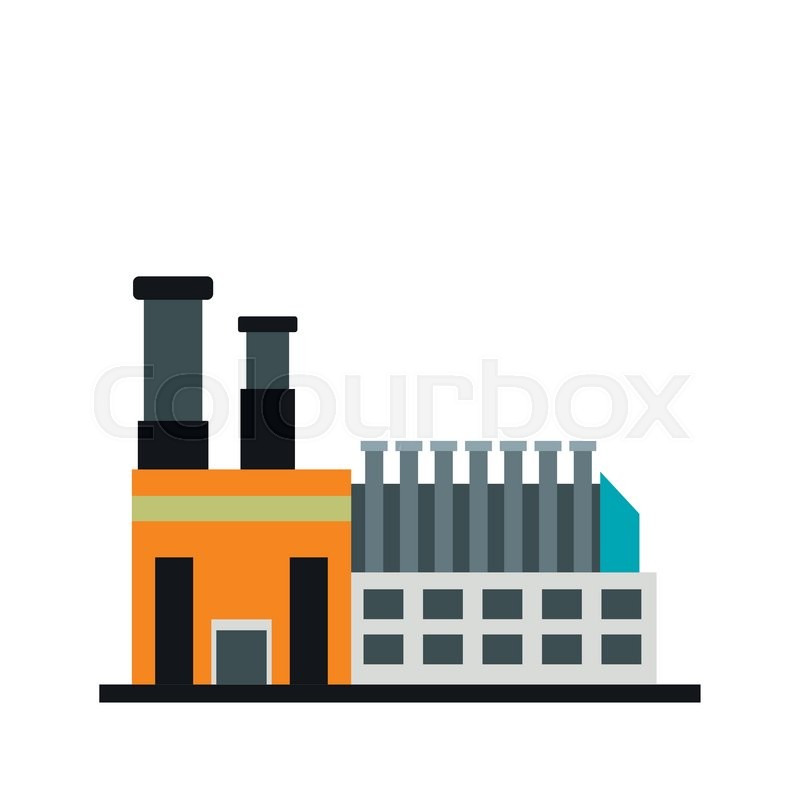 Manufacturing Building Icon