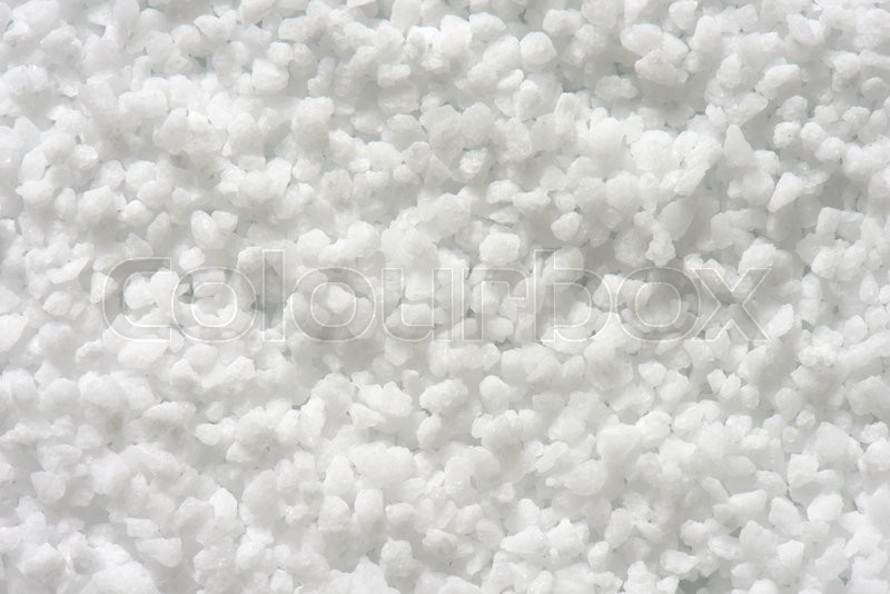 Background of coarse grained salt | Stock image | Colourbox
