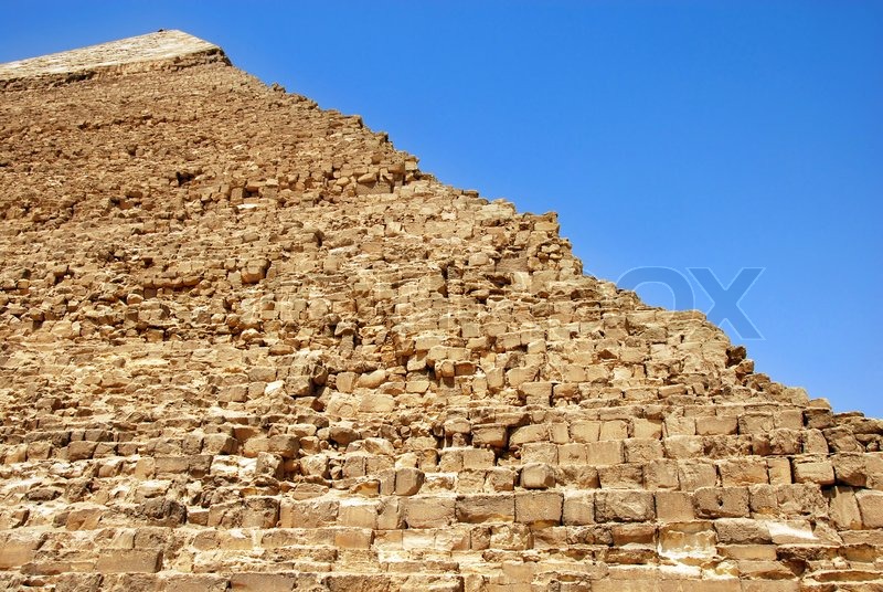 Kefren Pyramid on Giza, Cairo, landmark ... | Stock Photo | Colourbox