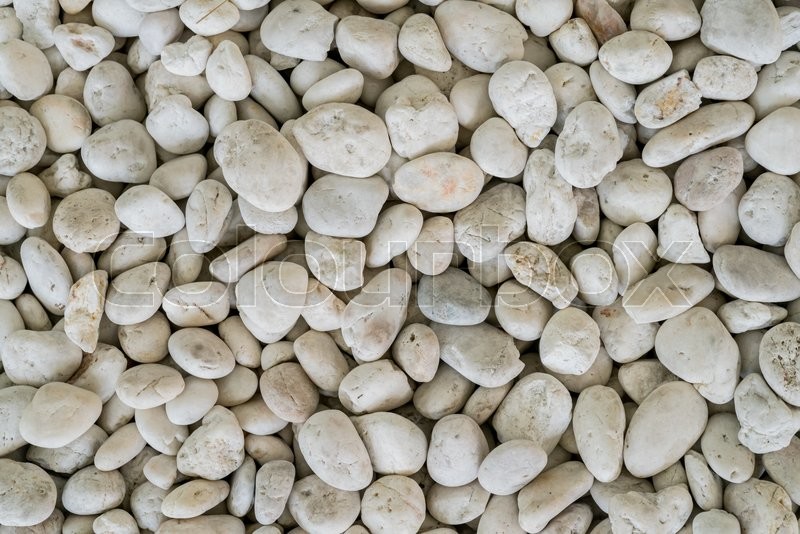 White gravel texture background | Stock image | Colourbox