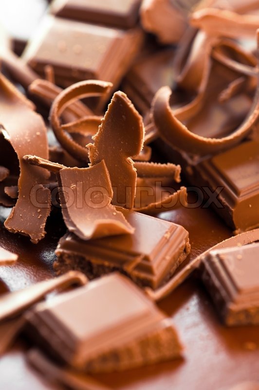 Chocolate background. Bars and strips ... | Stock image | Colourbox