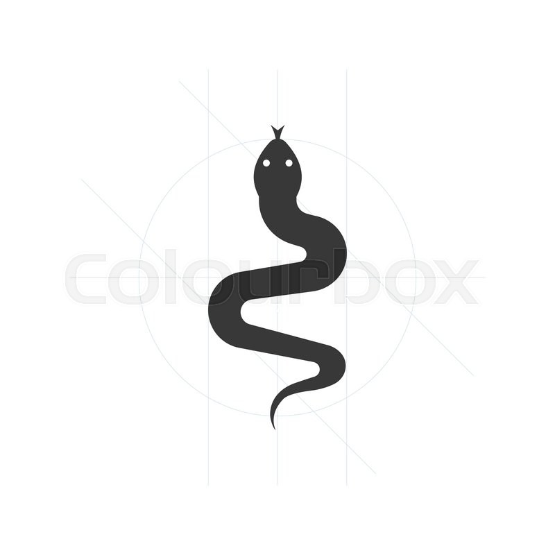 Snake icon,satan symbol | Stock vector | Colourbox