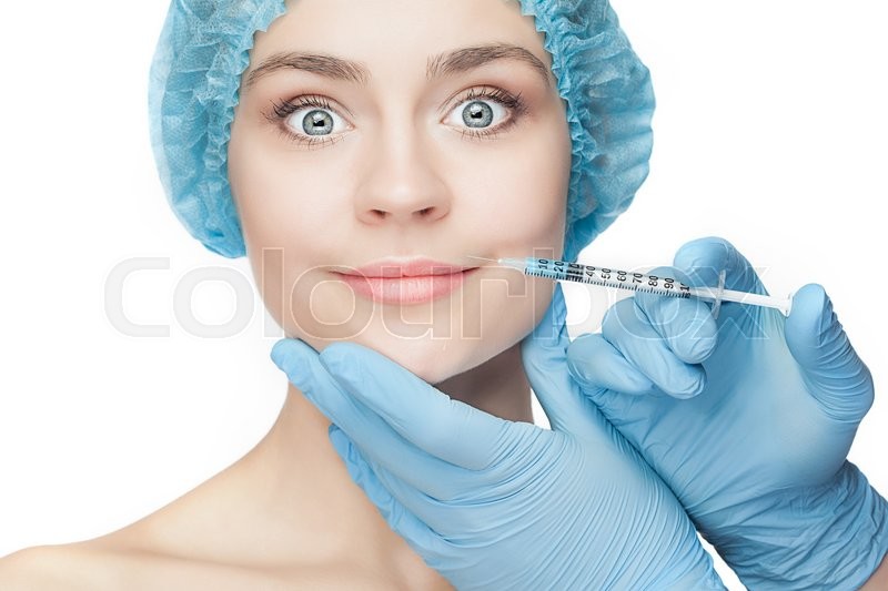 Attractive woman at plastic surgery ... | Stock image | Colourbox