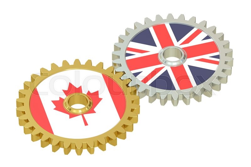 United Kingdom and Canada relations ... | Stock image | Colourbox