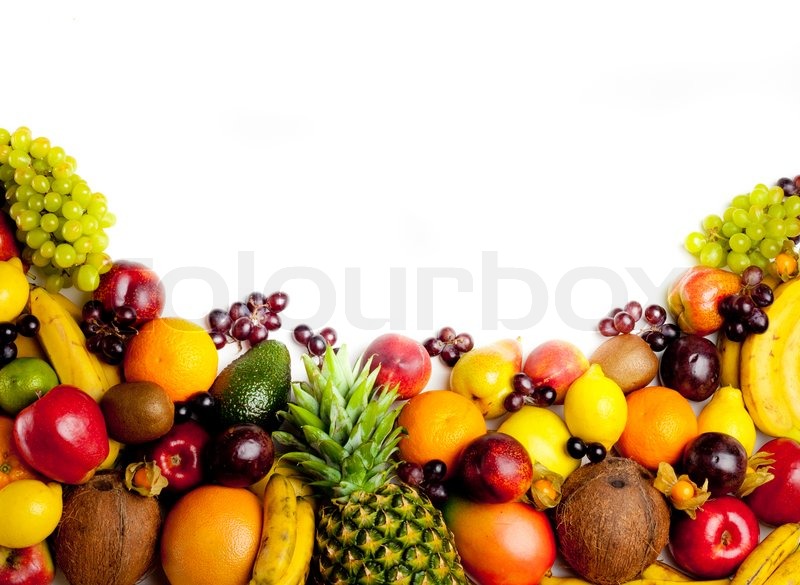 Fruit frame | Stock image | Colourbox