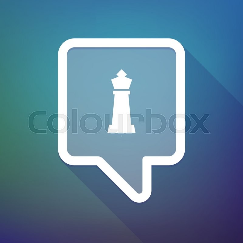 Illustration Of A Long Shadow Tooltip Stock Vector Colourbox