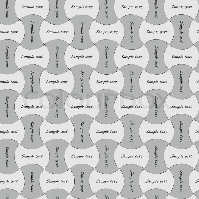 Watermark Seamless Pattern Stock Vector Colourbox