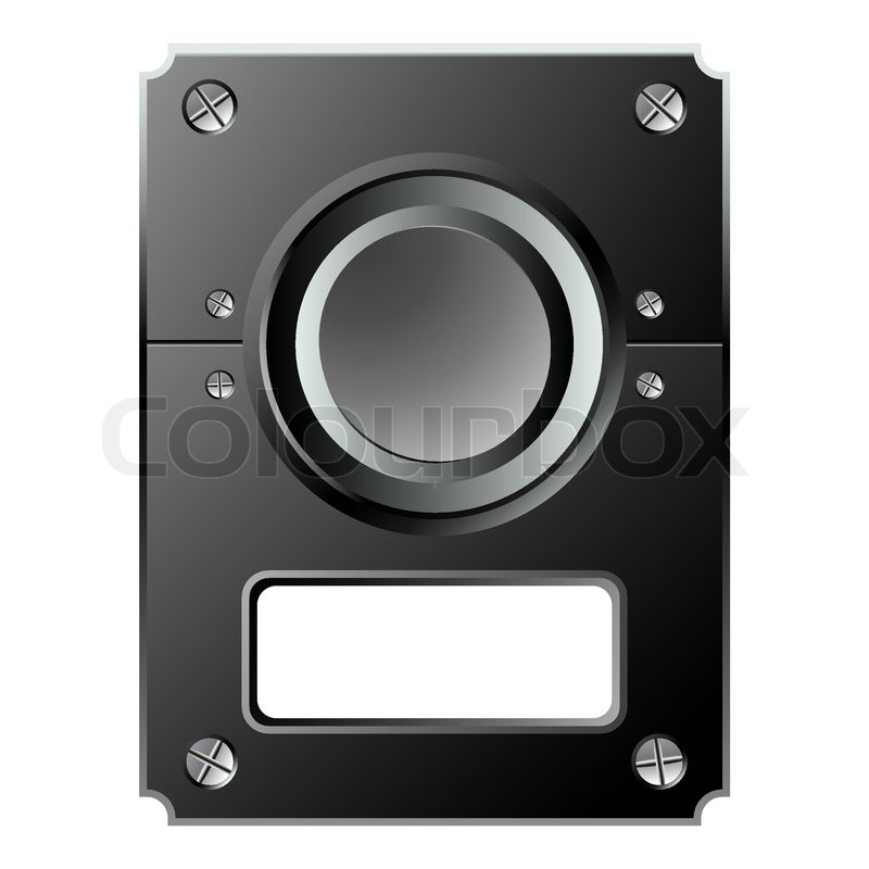 Control panel against white ... | Stock Vector | Colourbox