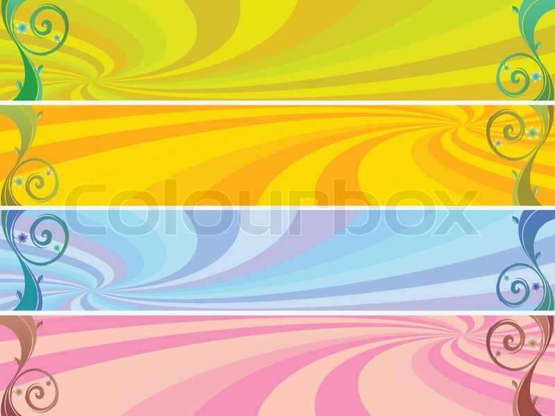 Colored headers background, abstract ... | Stock Vector | Colourbox