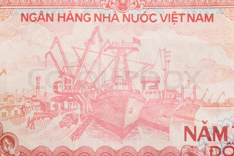 Old Vietnamese Dong, Vietnamese ... | Stock image | Colourbox