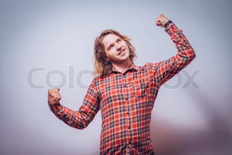 Joyful, a very happy man | Stock image | Colourbox