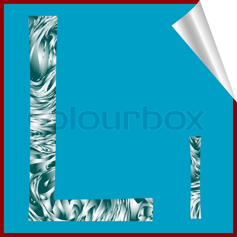 Alphabet letter L, vector art ... | Stock vector | Colourbox Alphabet letter L, vector art ... | Stock vector | Colourbox