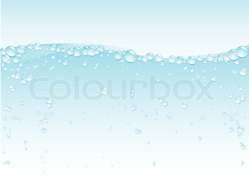 Simple drops blue background for ... | Stock vector | Colourbox