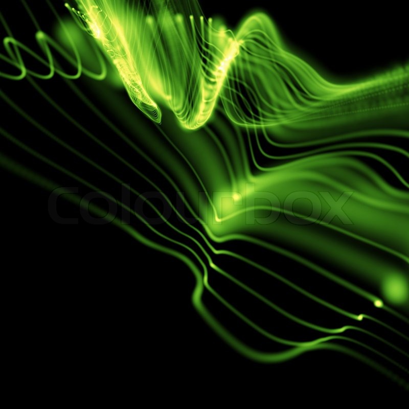 Bright green smooth abstract wavy neon ... | Stock image | Colourbox Bright green smooth abstract wavy neon ... | Stock image | Colourbox