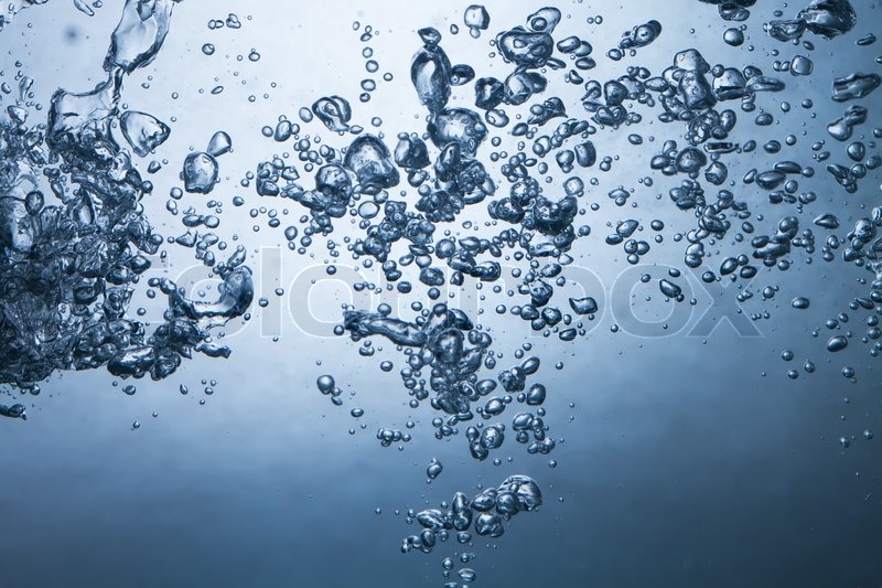Air bubbles background | Stock image | Colourbox