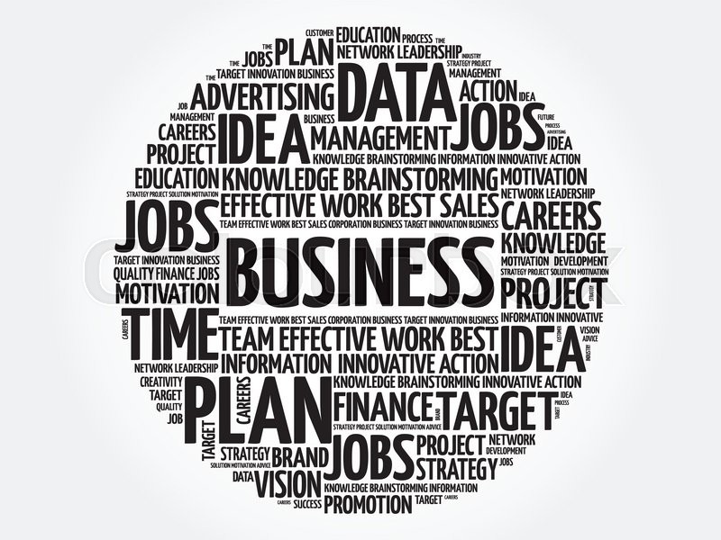 BUSINESS word cloud, business concept | Stock vector | Colourbox