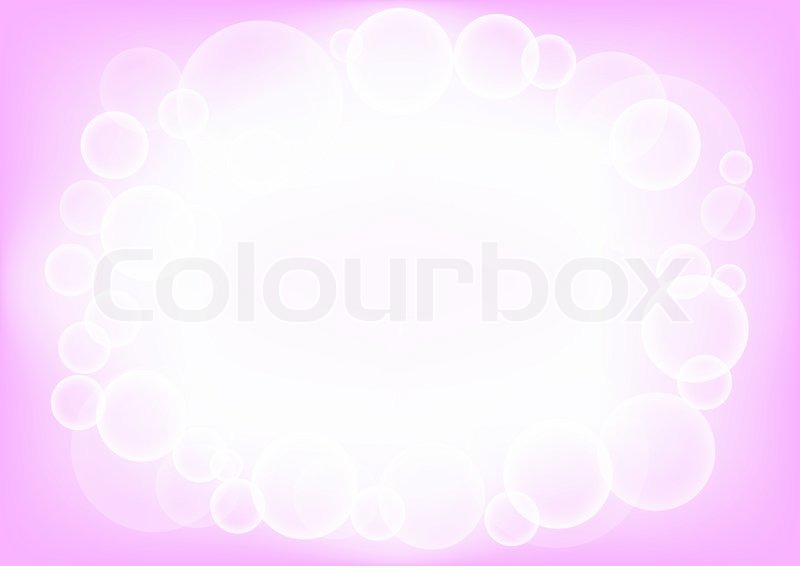 The rounded circles eps10 pink ... | Stock vector | Colourbox
