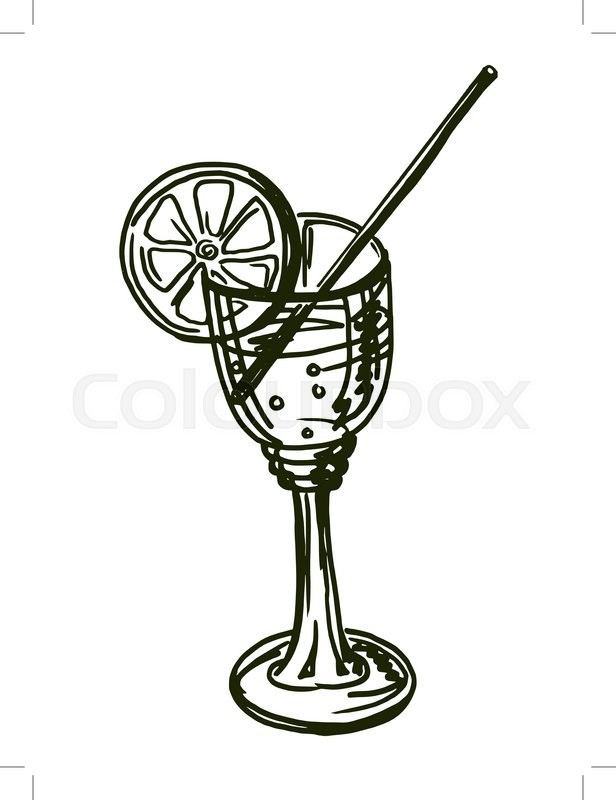 Hand drawn, cartoon, sketch ... | Stock vector | Colourbox