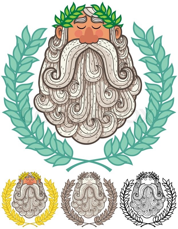 Cartoon Illustration of victor or ... | Stock vector | Colourbox