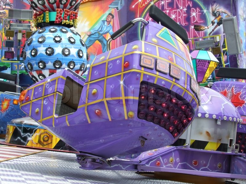 Close up of a roundabout on a ... | Stock image | Colourbox