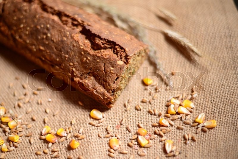 Fresh ray bread closeup | Stock image | Colourbox