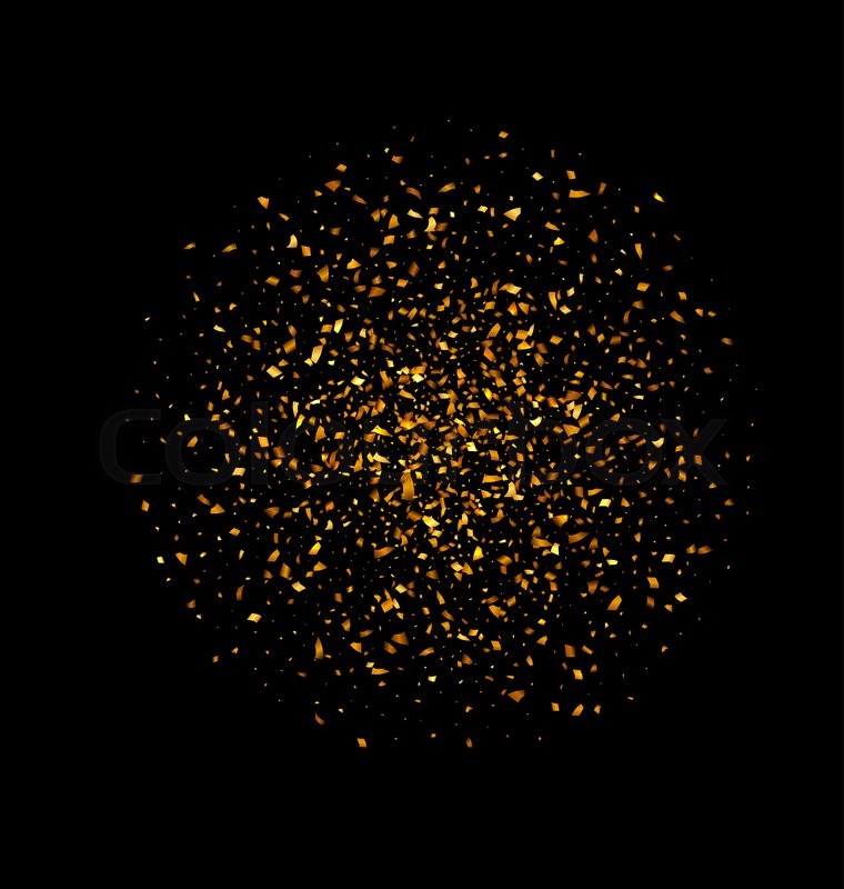 Illustration Golden Shine Texture on ... | Stock vector | Colourbox