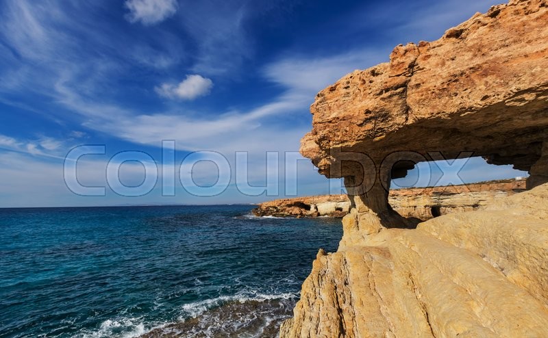 Beautiful sea shore in Cyprus | Stock image | Colourbox